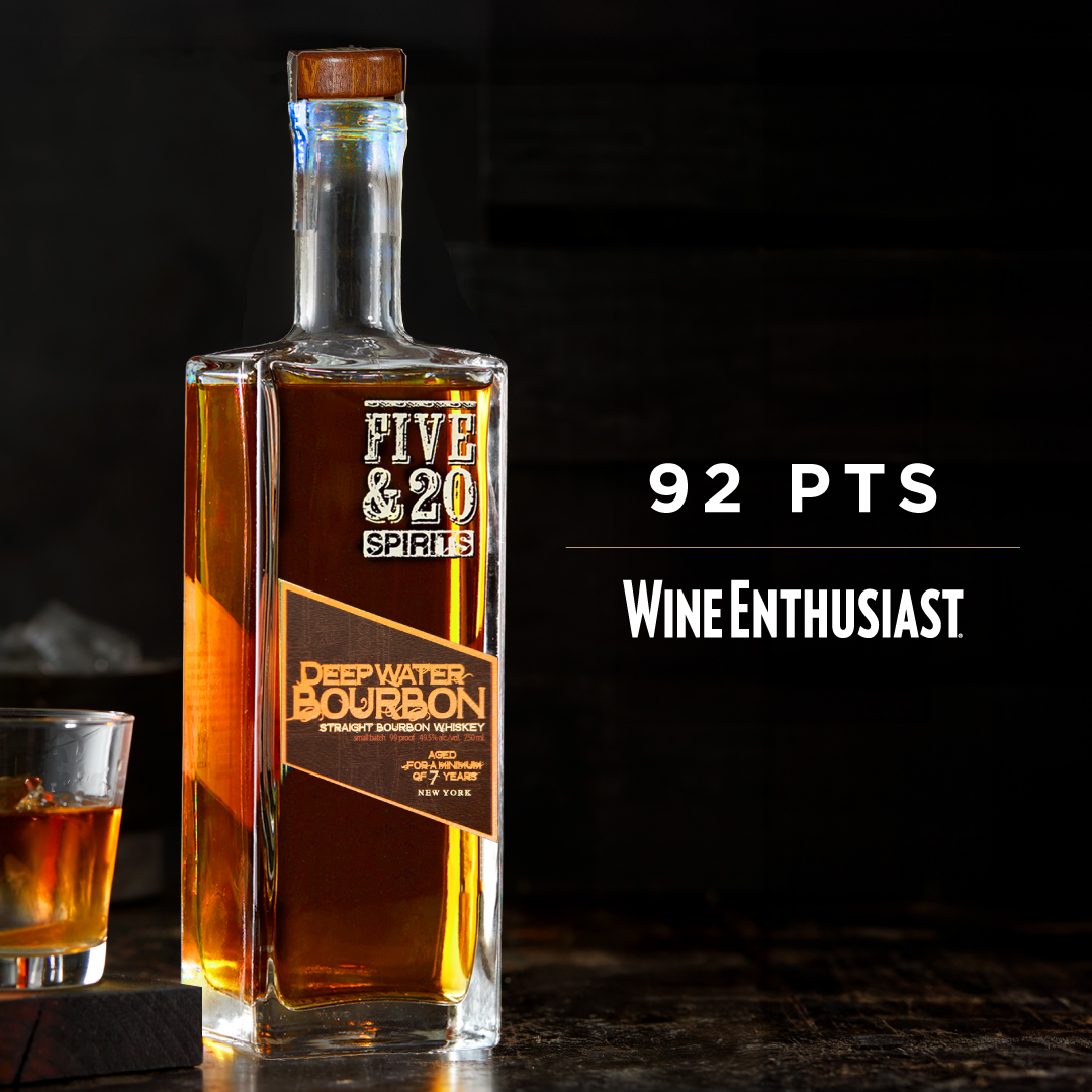 Deep Water Bourbon receives high marks from Wine Enthusiast - Five & 20 ...